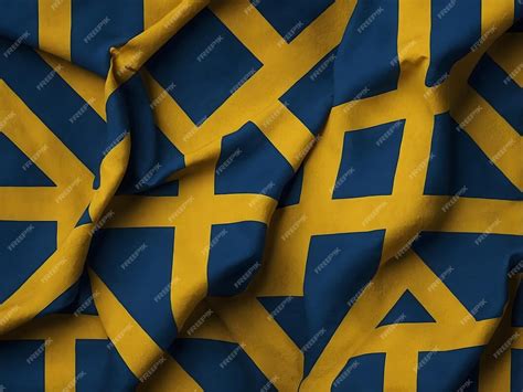 Elegant Sweden Flag Design Collection Premium Ai Generated Image