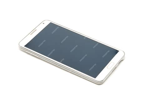 Premium Photo | Mobile phone on white