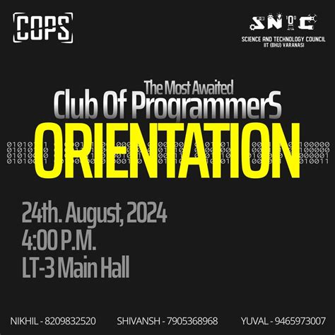 Club Of Programmers Copsiitbhu • Instagram Photos And Videos