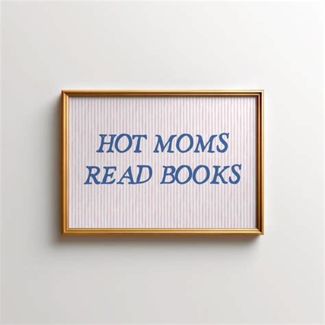 Hot Moms Read Books Print Coquette Reading Nook Art Bookish Decor