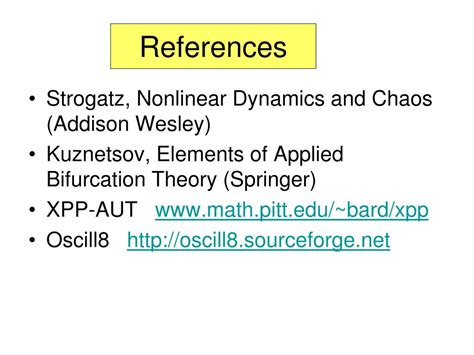 Ppt A Primer In Bifurcation Theory For Computational Cell Biologists Lecture 3 Hopf