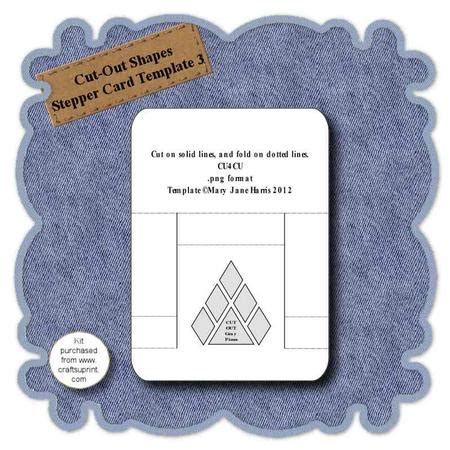 Cut Out Shapes Stepper Card Template 3 CUP322003 99 Craftsuprint