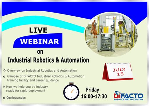 difacto robotics and automation on linkedin webinaralert webinar