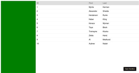 React Fluid Table Examples Codesandbox React Fluid Table Examples Codesandbox