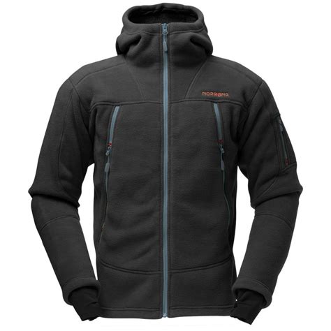 Norrona Narvik Warm3 Hooded Fleece Jacket Mens Clothing