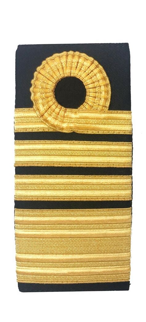 Official Royal Navy Admiral Lace Rank Slides Epaulettes Insignia Rn