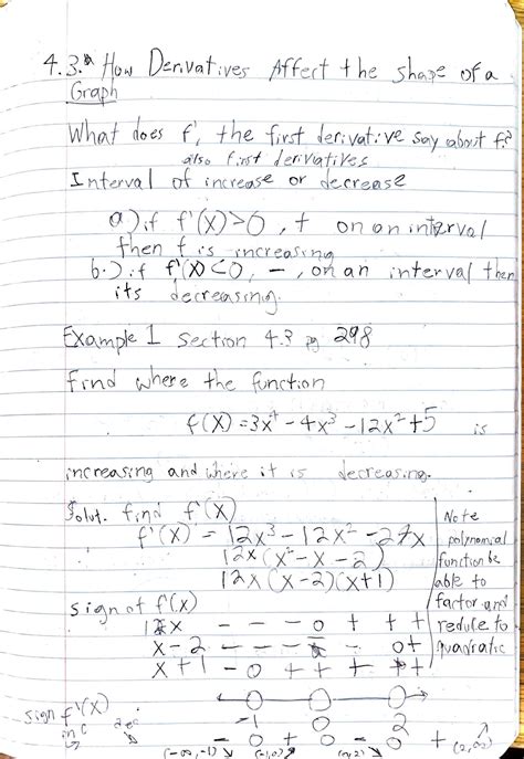 Solution Calculus 1 Derivarives And Its Effects On A Graph Studypool Solution Calculus 1 Derivarives And Its Effects On A Graph Studypool