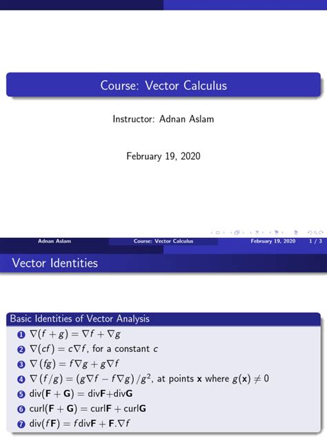 Some Formulae For Grad Div And Curl Pdf