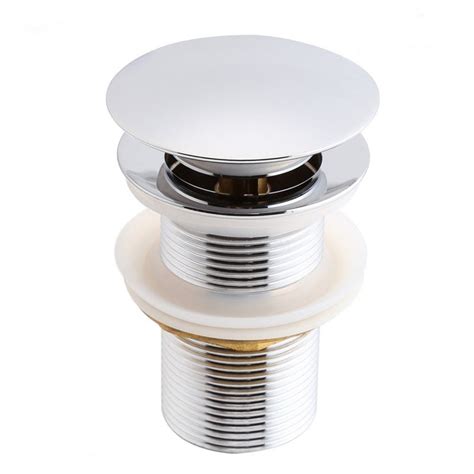 Vessel Sink Pop Up Waste Chrome Drain Without Overflow