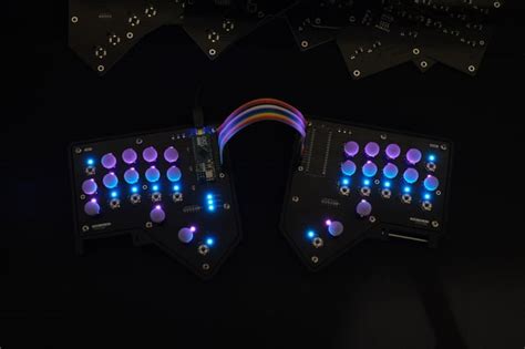 Keyboard Made Entirely Of Low Force 5 Direction Switches 180 Inputs Total Rergomechkeyboards