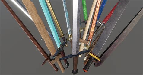 Swords Pbr Full Pack 3d Weapons Unity Asset Store