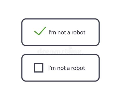 captcha i am not a robot vector computer code stock vector