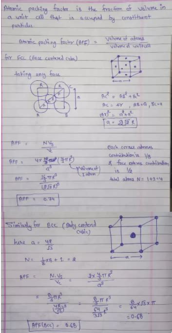 Atomic Packing Factor For Bcc CamerontinRollins