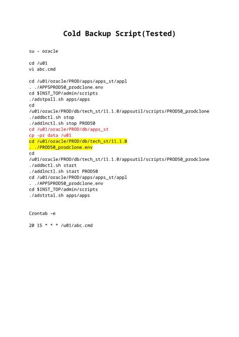 Docx Cold Backup Script Tested Dokumentips