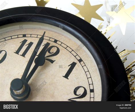 Clock Strikes Midnight Image And Photo Bigstock