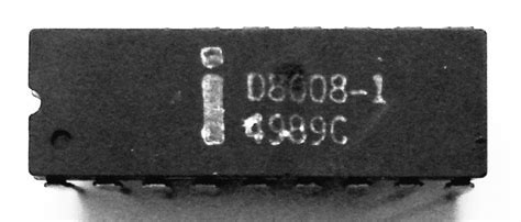 Intel 8008 Cpu Museum Museum Of Microprocessors And Die Photography