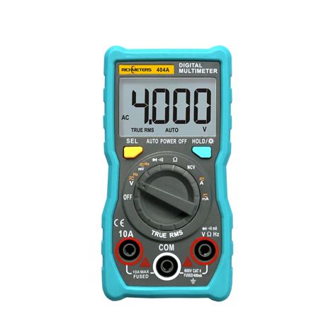 RICHMETERS RM404A Smart Digital Multimeter Portable LCD Display Auto ...