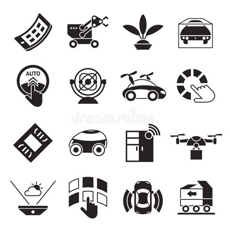 Digital Autonomous Transportation Stock Illustration Illustration Of
