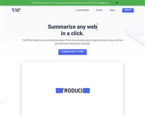 Tldr This Summarize Any Document In A Click Welcome Ai