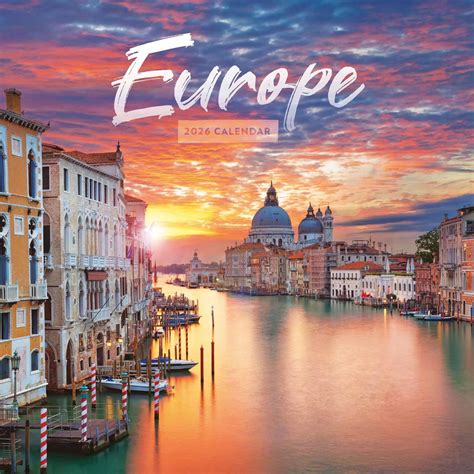 Large Wall Planner 2026 Europe Historic Cities And Landscapes European