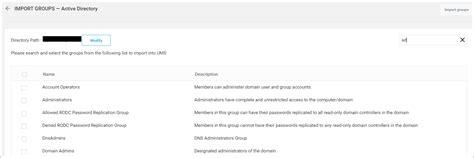 Import Active Directory Groups Into The Syncfusion Ums