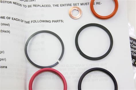 Motorcraft CM5010 Set of 4 Injector O-Ring Kit 7.3 Power Stroke Ford XC3Z9229AB | eBay