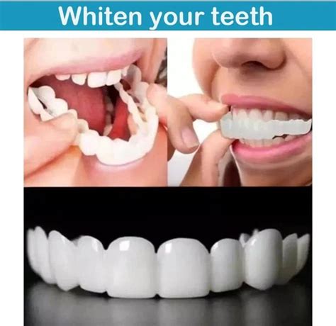 Snap On Smile Tooth False Teeth Denture Veneers India Ubuy