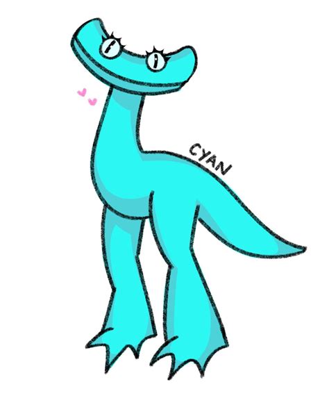 I Drew Cyan From Rf2 Rrainbowfriends