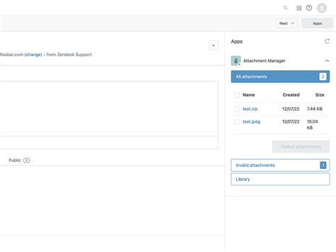 Attachment Manager App Integration With Zendesk Support
