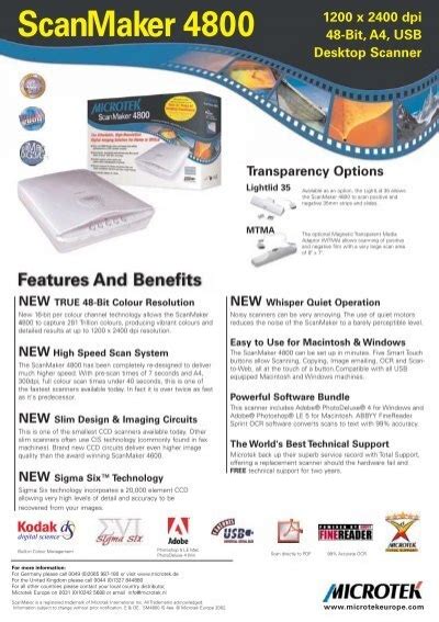 Scanmaker 4800
