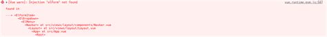 Vue Warn Injection Elform Not Found · Issue 14126 · Elemefe