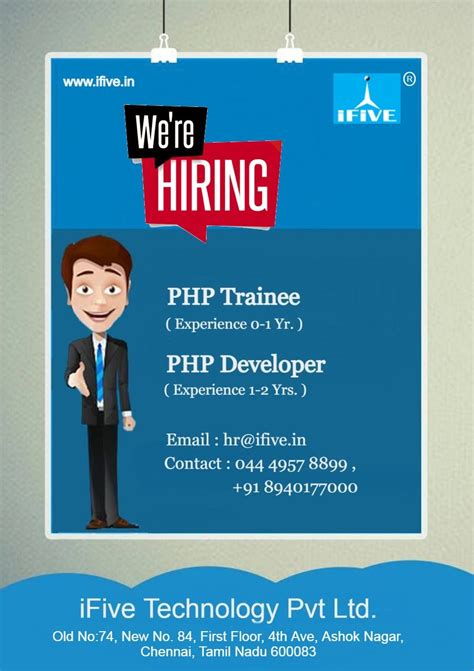 Ifive Technology Pvt Ltd On Linkedin Hiring Immediatejoiner Urgenthiring Phpdeveloper