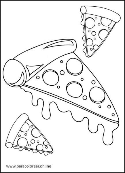 Dibujos De Comida Chatarra Para Colorear Imprimir Y Pintar