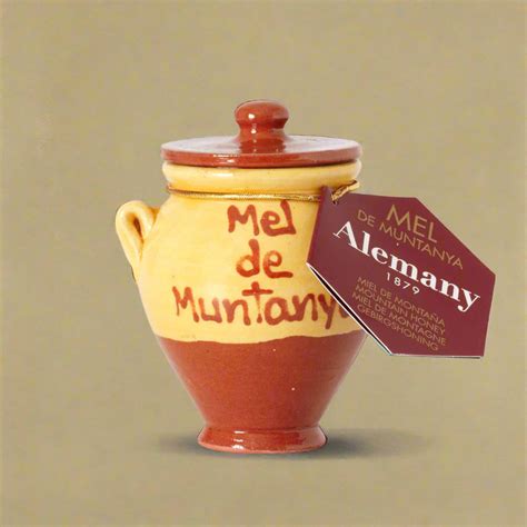 Alemany Mountain Honey In A Ceramic Jar 500g