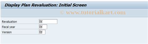 KPU3 SAP Tcode Display Plan Revaluation KPU3 SAP Tcode Display Plan Revaluation