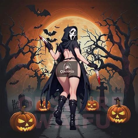 Scream Ghostface Vinyl Sticker Set Of 5 Sexy Waifu Themed Halloween