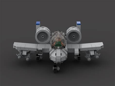 Lego Moc A 10 Warthog Chibi Jet By Legomaniajosh Rebrickable Build