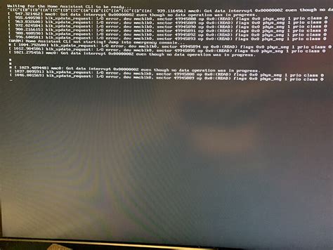 Home Assistant Wont Start Not Even The Cli Home Assistant Os Home Assistant Community