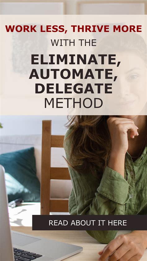 Effortlessly Working Less And Thriving More With The Eliminate