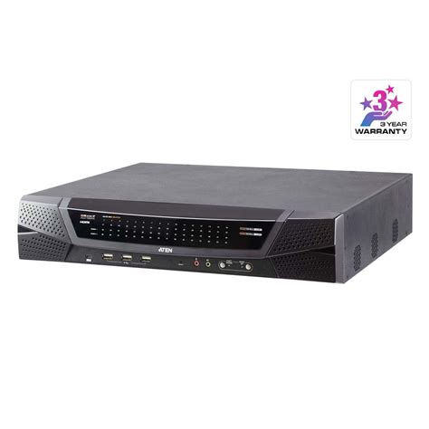 Aten 1 Local8 Remote Shared Access 64 Port Multi Interface Cat 5 Kvm
