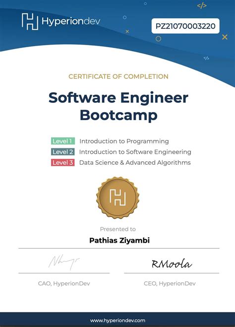 pathias ziyambi on linkedin completed a software engineering bootcamp