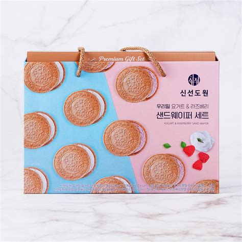 신선도원 우리밀 샌드웨이퍼 세트 메가마트몰