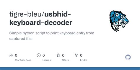 Github Tigre Bleuusbhid Keyboard Decoder Simple Python Script To