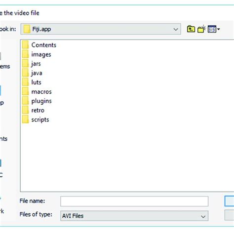 Main Menu Of Fiji Software Download Scientific Diagram