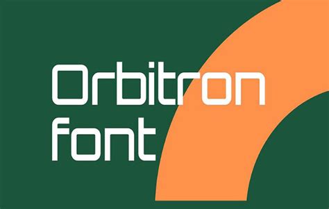 Orbitron Font Free Download Fonts Blue