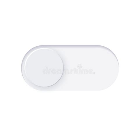 toggle button icon stock vector illustration of inactive 258438436