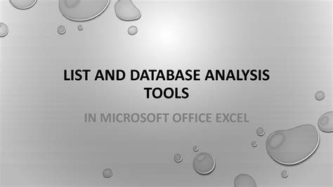 Solution 7 Excel Analysis Tools Studypool