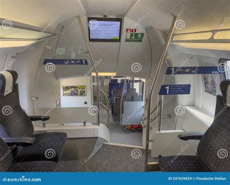 The First Class Cabin Of A Korean Airlines Ke Boeing 747 8 Airplane Editorial Photo The First Class Cabin Of A Korean Airlines Ke Boeing 747 8 Airplane Editorial Photo