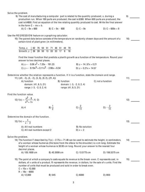 solved solve the problem 9 the cost of manufacturing a