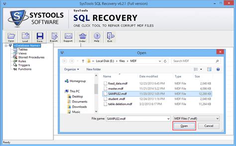 SQL Data Recovery Tool To Recover Corrupt MDF File